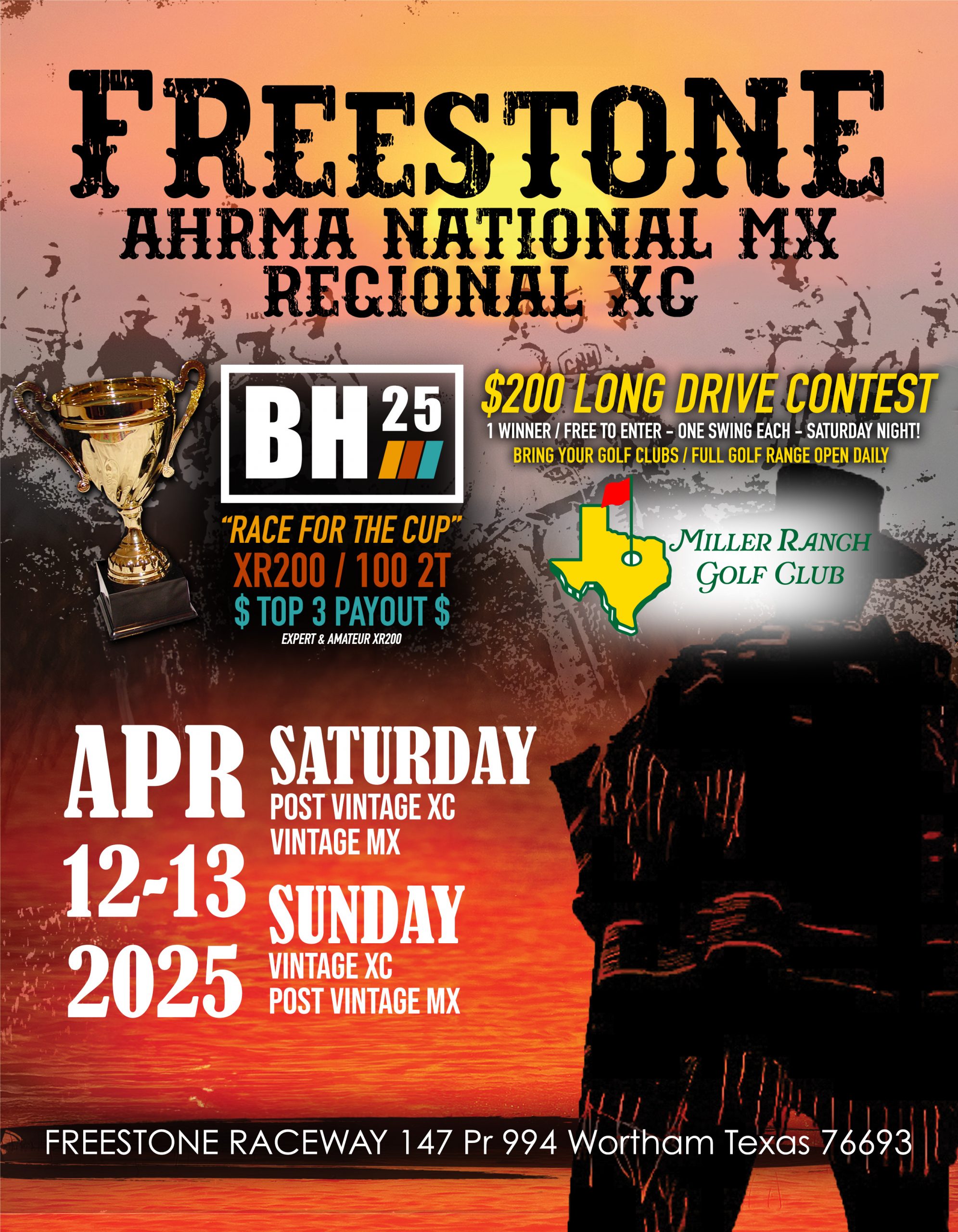 AHRMA Vintage National MX and Regional XC | Freestone Raceway
