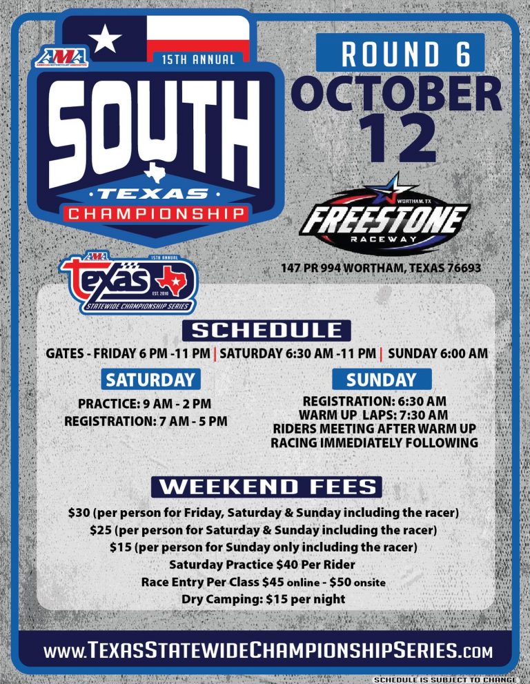 Texas Statewide Championship South Finale | Freestone Raceway